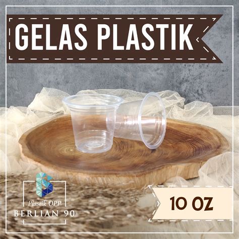 Jual Gelas Plastik 10 Oz Cup Kecil Cup Minuman Kecil Gelas Plastik