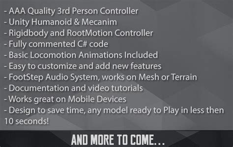 Invector Third Person Controller Basic Locomotion Template