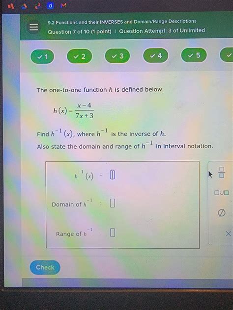 92 Functions And Their Inverses And Domain Studyx