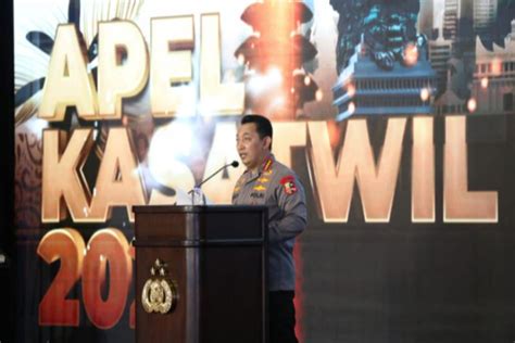 Apel Kasatwil Kapolri Minta Capaian Penanganan Covid 19 Dipertahankan