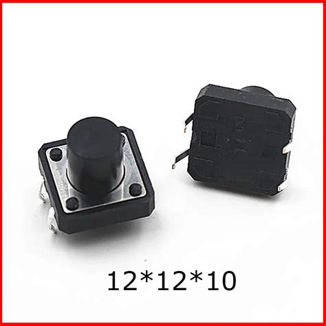 Sample10 Pcs 121210mm Round Tactile Push Button Switchmicro Switch