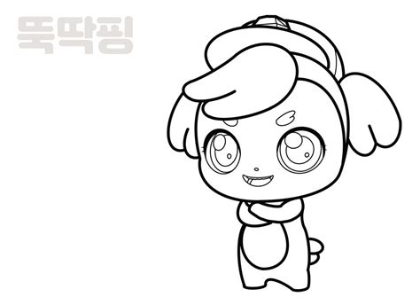 [무료색칠도안]알쏭달쏭 캐치티니핑 시즌 3 색칠도안 공유 20종 첫번째 압축파일 20개첨부 네이버 블로그