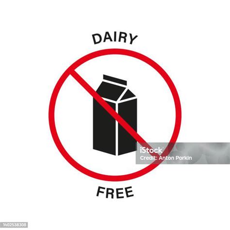 유제품 무료 실루엣 블랙 아이콘 유제품 정지 표지판 건강 식품 만 젖소 우유 유당 금지 된 상징 무료 유제품 다이어트 로고 유당 불내증 알레르기 성분 없음 격리된 벡터