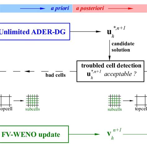 1 Schematic Representation Of The A Posteriori Finite Volume Subcell