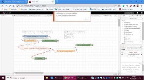 Issue After Install Issue Markusvankempen Node Red Contrib Lorawan Packet Decrypt Nwkey