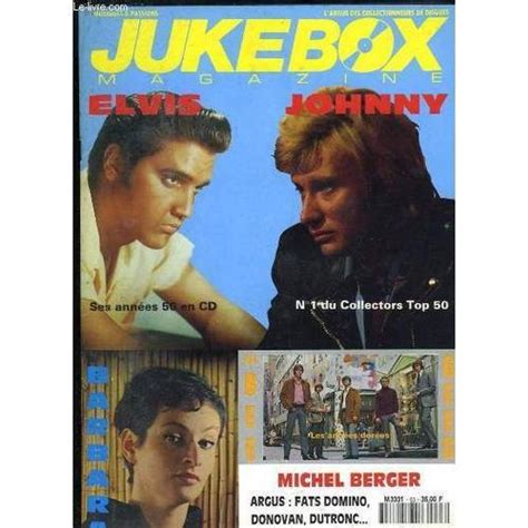 Jukebox Magazine N ème Année Elvis Ses Années En Cd Johnny N Du Collectors Top