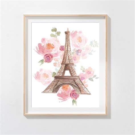 Eiffel Tower Print Etsy