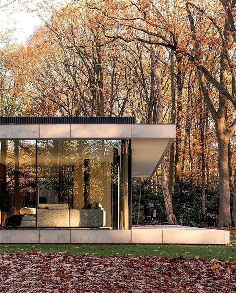 Modern Minimalist Home Concept Harmony Of Glass Concrete