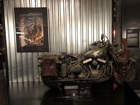 Captain Americas Bike At Harley Davidson Museum Milwaukee WI R