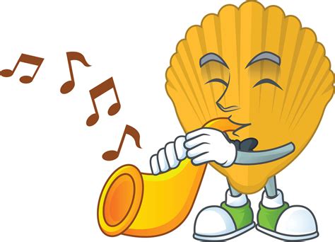 Cartoon Character Of Yellow Clamp 21610804 Vector Art At Vecteezy
