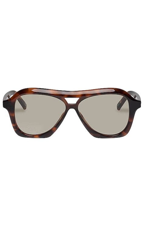 Le Specs Drizzle Sunglasses In Tort Revolve