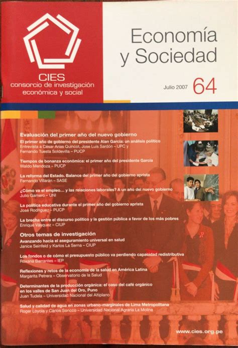 Economía Y Sociedad Evaluación Del Primer Año Del Gobierno Aprista
