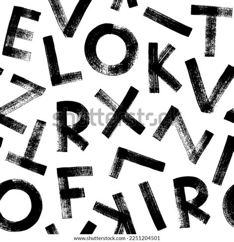 Vector Seamless Pattern With Handwritten Text Images Stock Photos D Objects Vectors