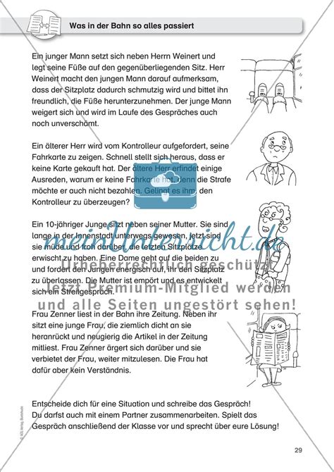 Dialoge Schreiben Meinunterricht