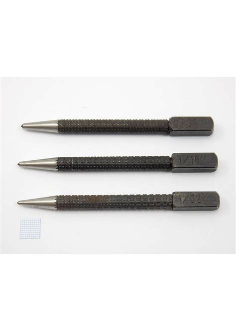 Centerpons Set 132 Inch 116 Inch 332 Inch Marks Miniatures