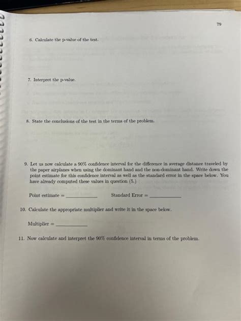 Solved 65 Activity 18 Two Sample Inference For Means