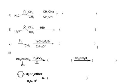 CH CH ONa H C CH CH OH CH HBr H C CH CH MgBr CH H O