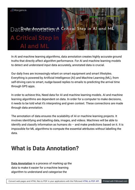 Ppt How Data Annotation Is A Critical Step In Ai And Ml Macgence Powerpoint Presentation