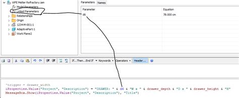 Assembly User Paramteter Trigger With Adaptivity Autodesk Community