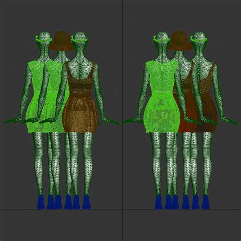 상점 창 여성 마네킹 070 3d 모델 160 Max Fbx Obj Free3d