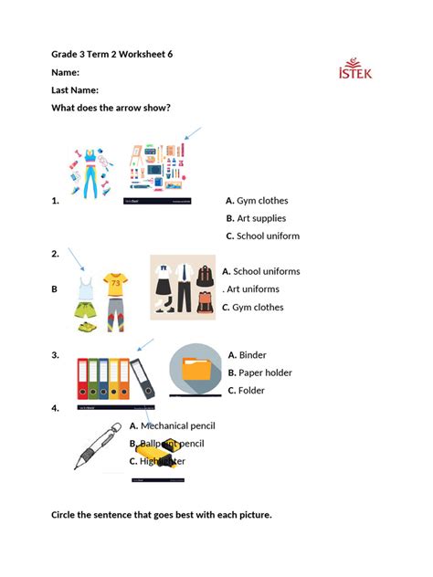 Grade 3 Term 2 Worksheet 6 Pdf