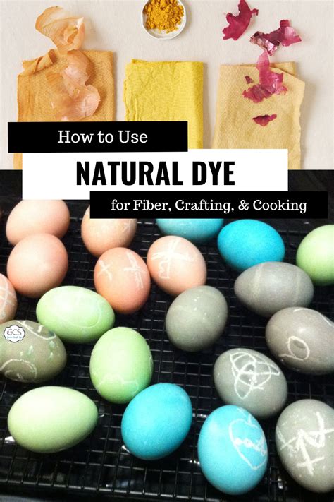 How To Use Natural Dye For Fiber Crafting And Cooking
