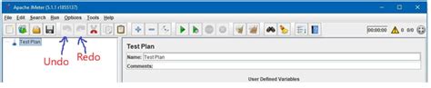 Undo Redo Backups In Jmeter Isha