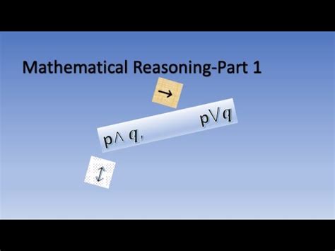 Mathematical Reasoning Part 1 Maths Class 11 Cbse Isc