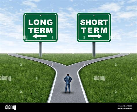 Long Term And Short Term Investing And Financial Planning Or Investor