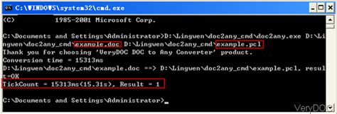 How To Convert Office To Pcl By Doc To Any Converter Verydoc