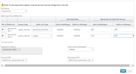 Citrix Saas Gateway Service Citrix Sd Wan Center 114