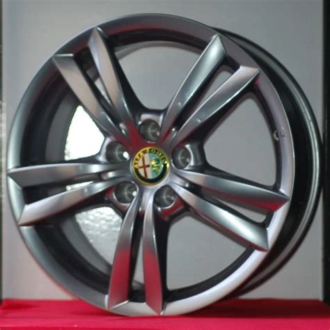 Cerchi Giulietta 17 Originali Alfa Romeo A Doppie Razze Brunito