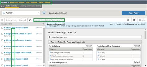 f5 awaf learning modes demonstration