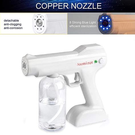 Sanitizer Spray Machine Blu Ray Handheld Disinfection Spray Gun UV