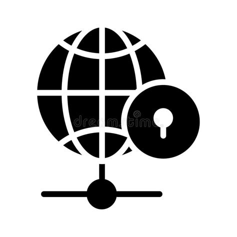 Global Network Security Network Wireless System And Internet Stock Vector Illustration Of