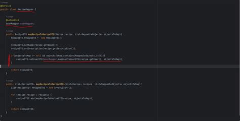 Circular Dependecy Into Entity Mapper Rspringboot