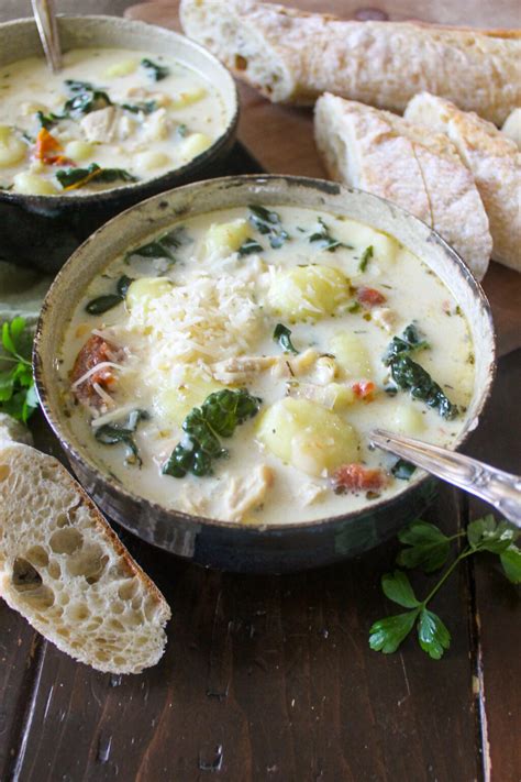 Tuscan Chicken Gnocchi Soup Slow Cooker Sungrown Kitchen