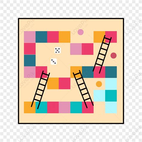 만화 다채로운 귀여운 보드 게임 요소포스터기하 Png 일러스트 무료 다운로드 Lovepik