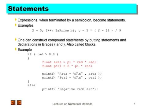 Control Structure And Looping Statements Ppt