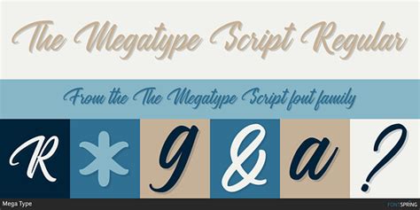 Fonts Similar To The Megatype Script