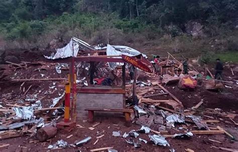 မိုးဗြဲအနောက်ဘက်ခြမ်း ၅ နေရာကို စစ်တပ် ဗုံးကြဲ၊ ဖယ်ခုံ ၁၁ ရက်ကြာ တိုက်ပ