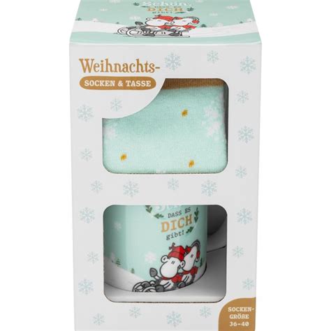Sheepworld Tasse Socken Set Schön Dass Es Dich Gibt Trendori