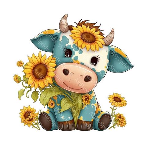Cute Animals Images Cute Animal Pictures Cow Painting Diy Art
