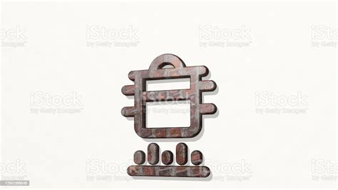 벽에 증기선을 유도 부드러운 질감의 흰색 배경 위에 금속 조각의 3d 그림 주방 및 요리 0명에 대한 스톡 사진 및 기타 이미지