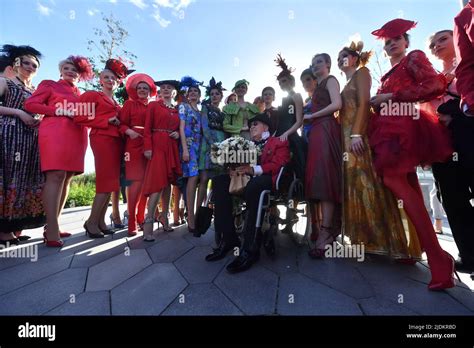 Moscow. The fashion designer Vyacheslav Zaytsev on display of the pret ...