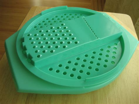 Six Balloons Vintage Delights Vintage Green Tupperware Grater