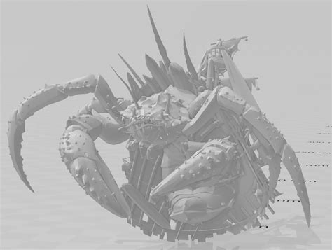 Free Stl File Giant Enemy Crab・3d Printing Idea To Download・cults
