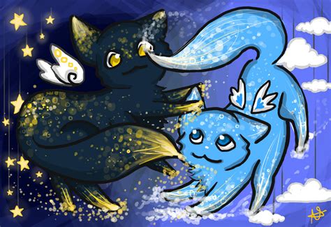 Celestial Twins By Prismsky On Deviantart
