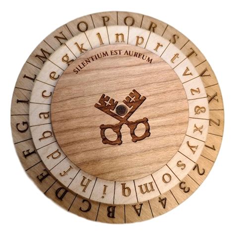 Alberti Cipher Disk Encryption Device From 15th Century Etsy