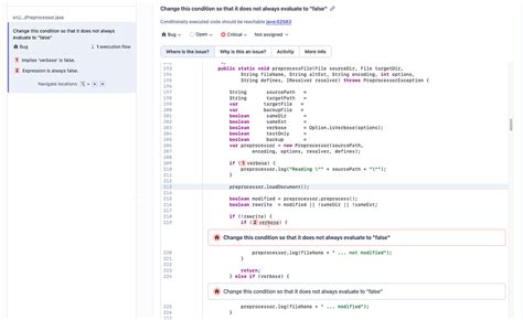 Cannot Understand SonarQube Issue Rationale Change This Condition So